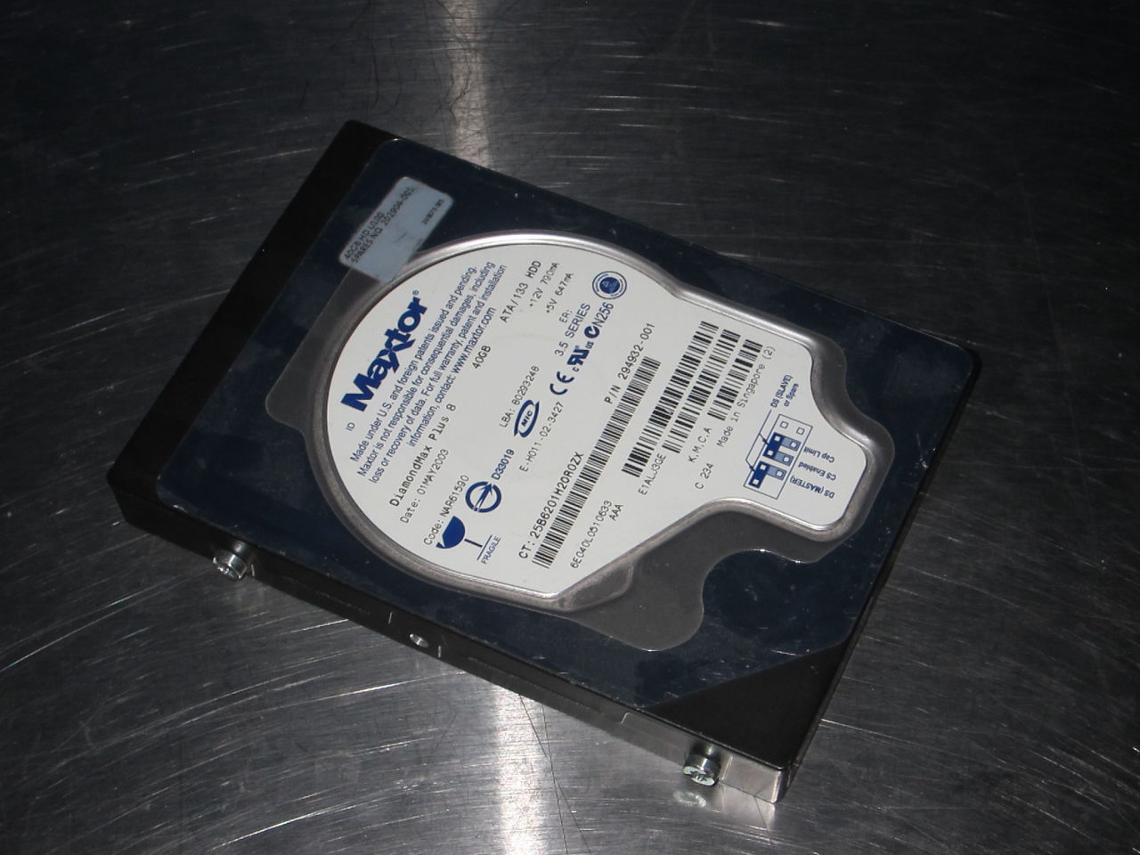 Diamondmax Plus 8 Hard Drive Auction