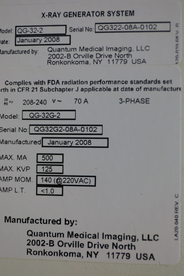 Quest HF Series Rad Room Auction