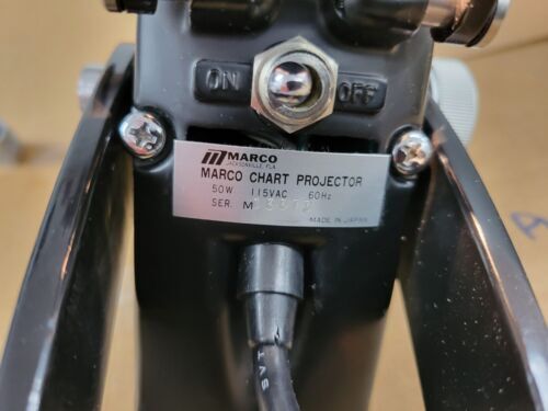 Used MARCO Chart Projector With Wall Mount as pictured working ...