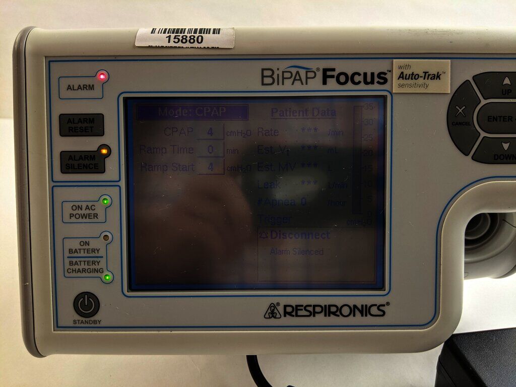Used RESPIRONICS BiPAP Focus 1028772 Bi-level PAP For Sale - DOTmed ...